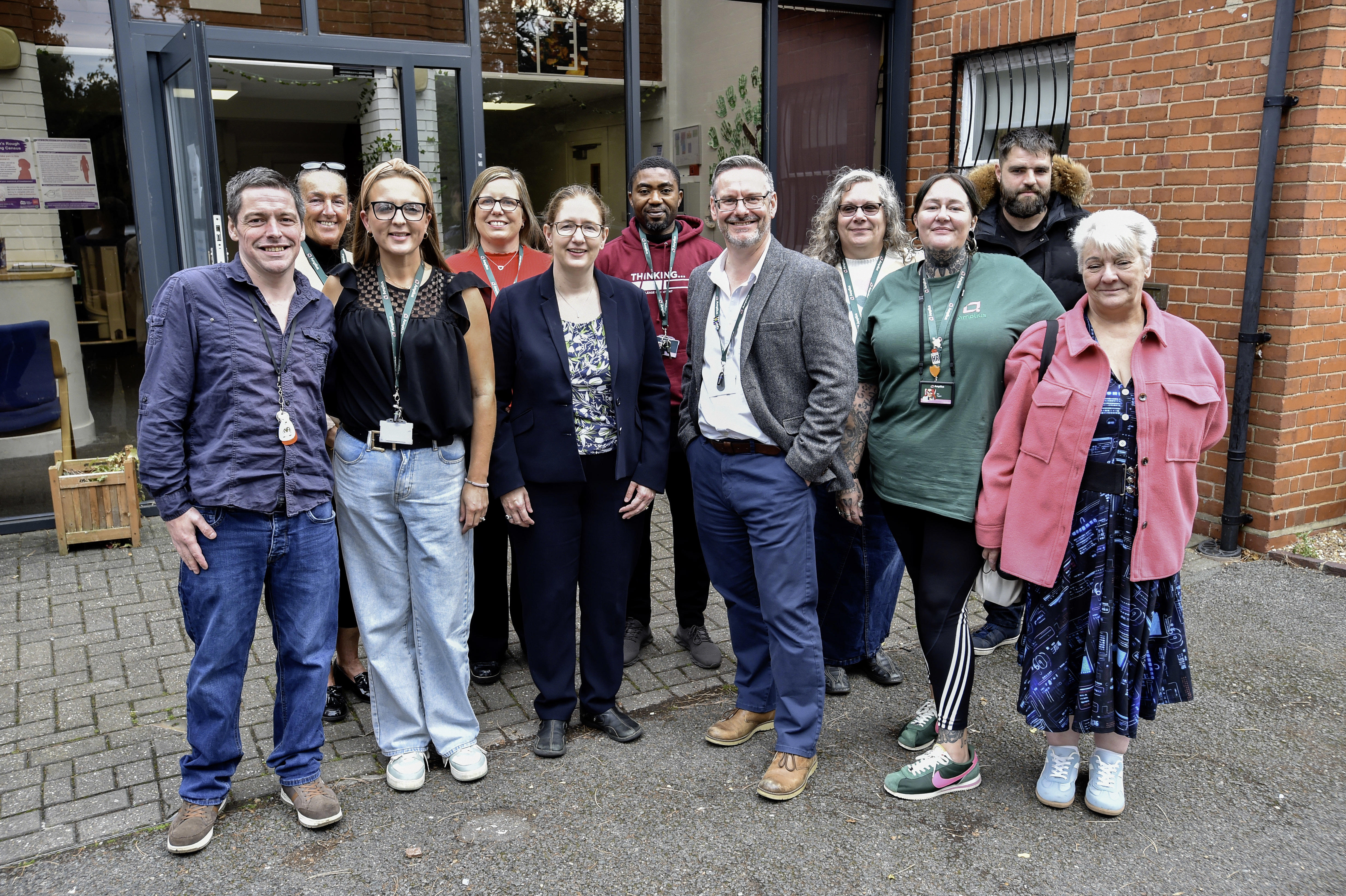 MP visits Sleaford HRS to see the impact of supported housing | News | Amplius | Amplius