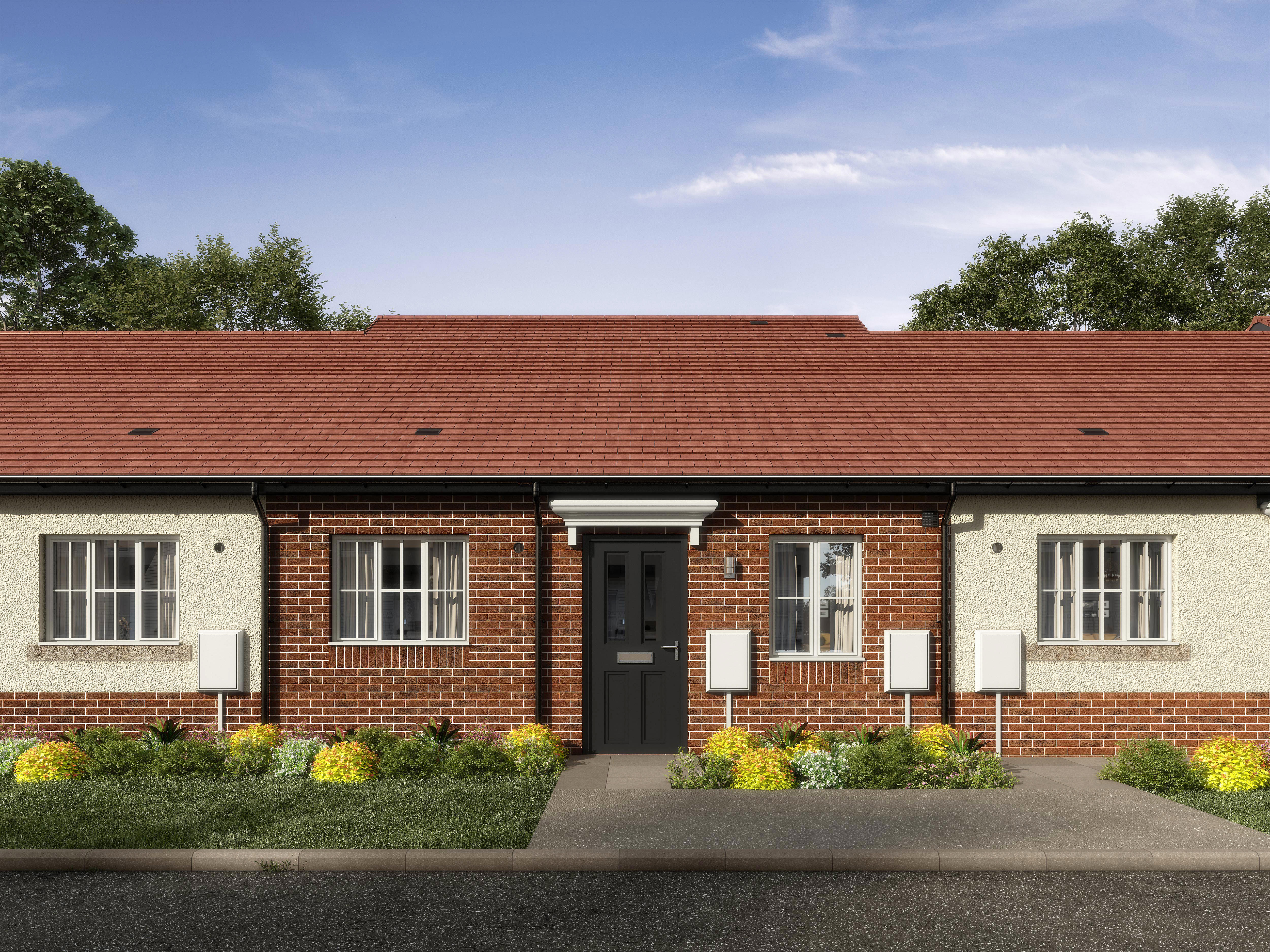 The Orchard | Mid-terrace | Carrington Gardens | Bungalow | Amplius ...